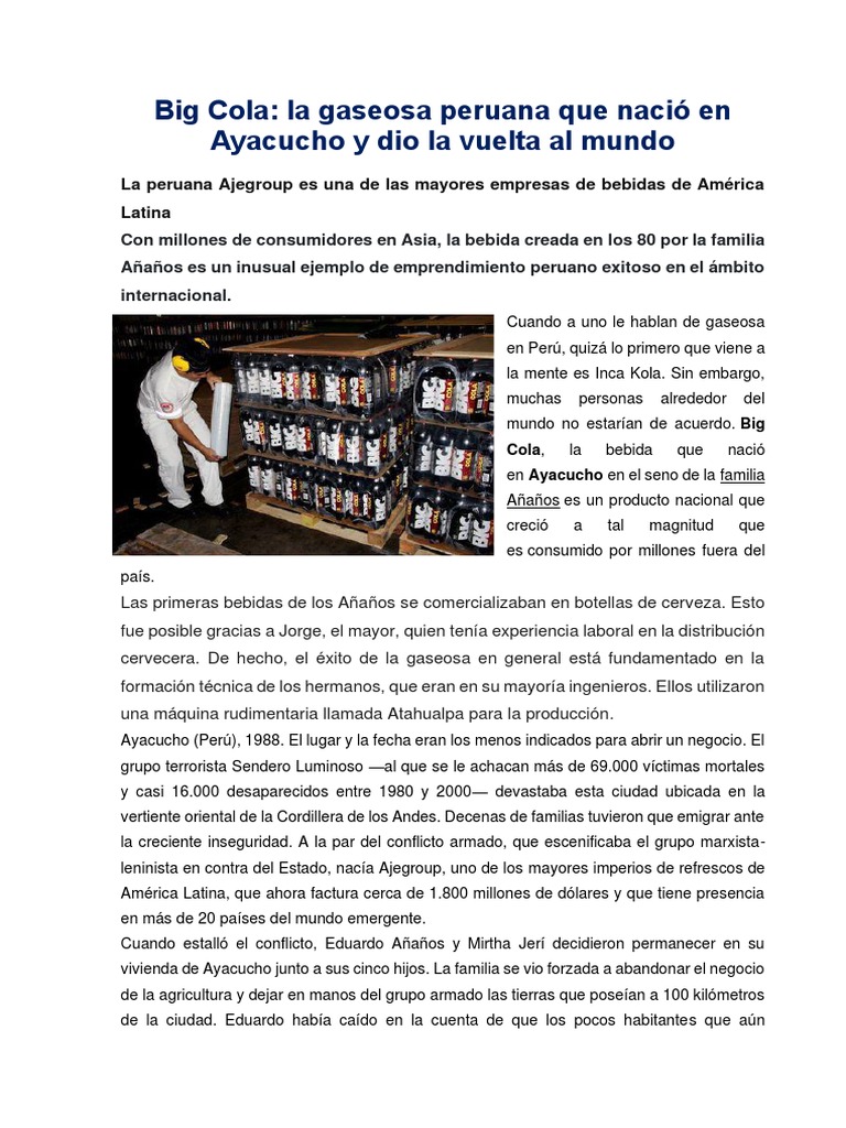 Caso_ Big Cola | PDF
