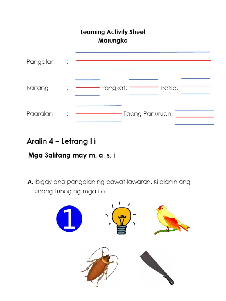 ARALIN 4 - Ii - MARUNGKO - LAS | PDF