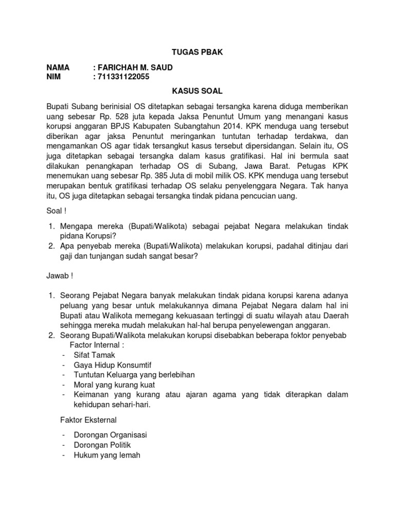 Farichah Saud - Tugas Pbak | PDF