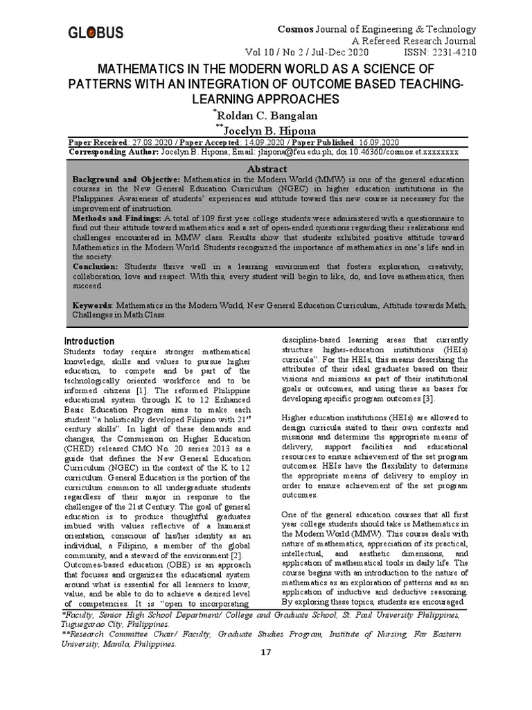 CET JD203 Jocelyn B. Hipona | PDF | Teaching Method | Curriculum