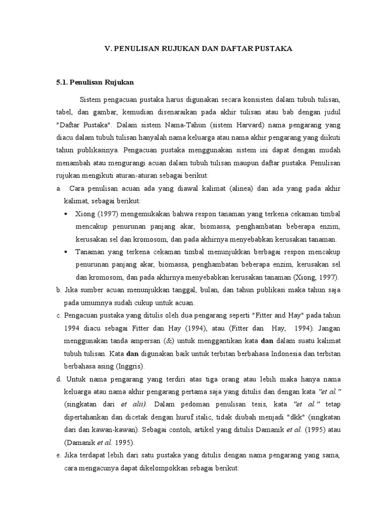 5 Rujukan Dan Dftar Pustaka | PDF