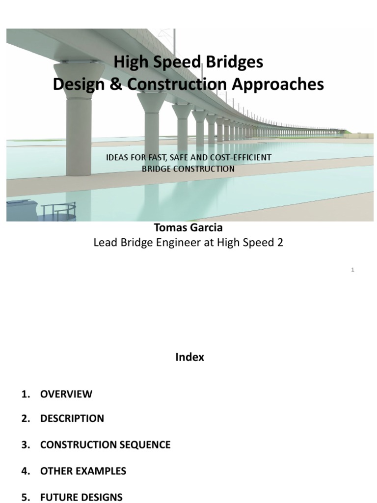Garcia - High Speed Rail Bridges Design & Construction Approaches | PDF ...