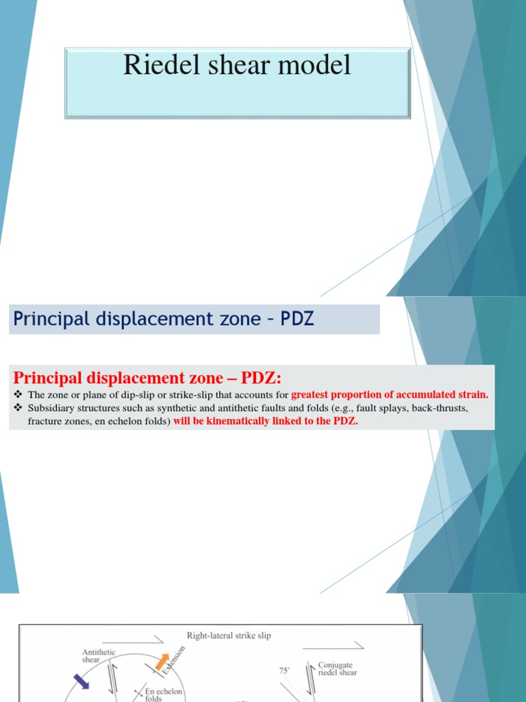 Riedel Shear Model Explained | PDF | Fault (Geology) | Continuum Mechanics