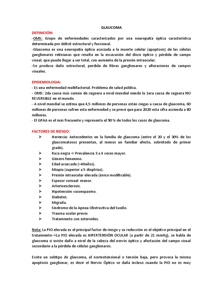 4. Glaucoma | PDF | Glaucoma | Ojo humano