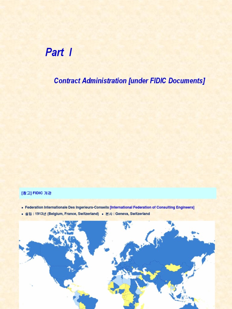Contract Administration (Under FIDIC Documents) | PDF