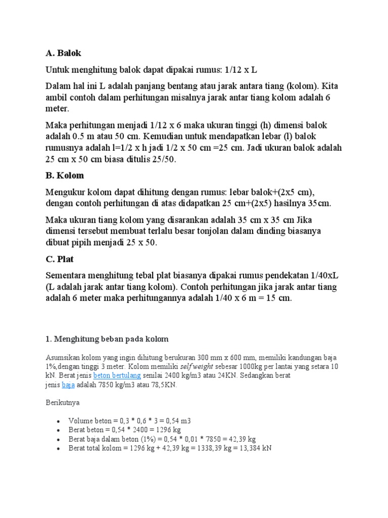 PERHITUNGAN | PDF | Metode & Bahan Ajar | Teknologi & Rekayasa