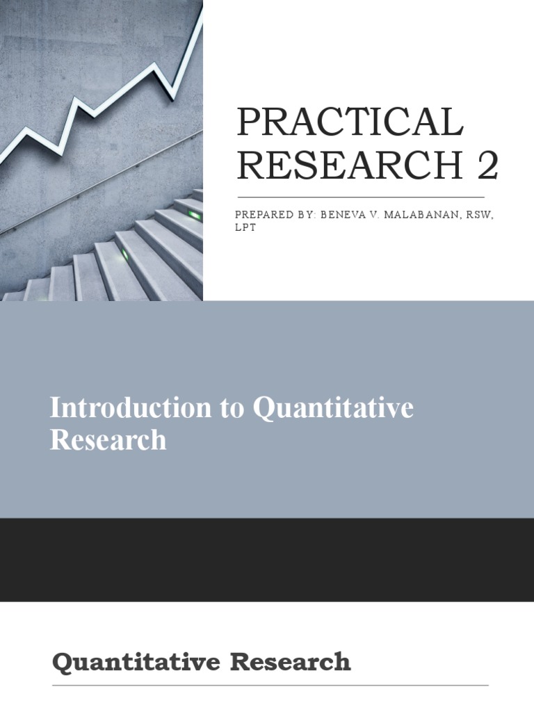 Quantitative Research Overview and Variables | PDF | Statistics ...