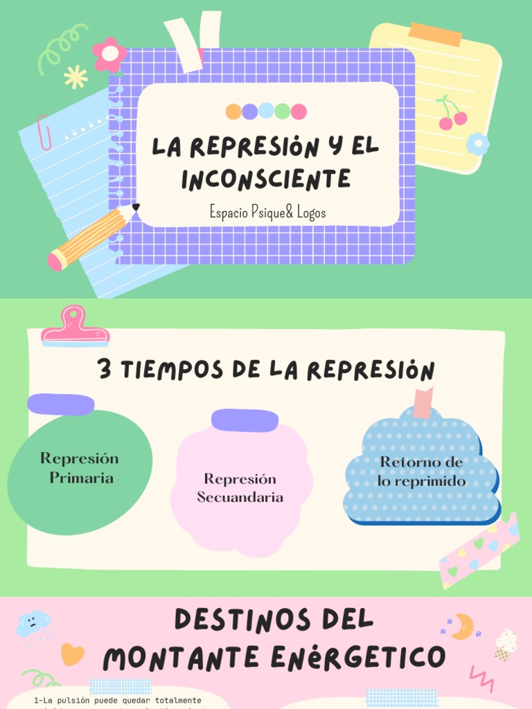 Diapositiva Represion | PDF | Mente inconsciente | Movimientos filosóficos