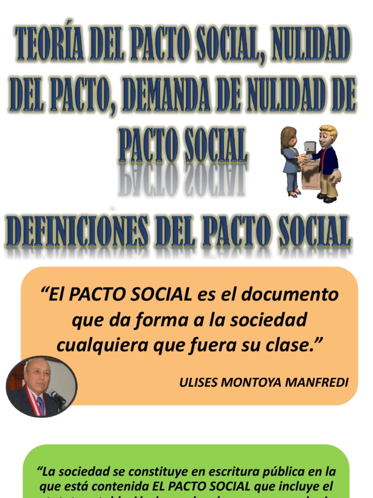 Teoría Del Pacto Social | PDF | Gobierno | Principios éticos
