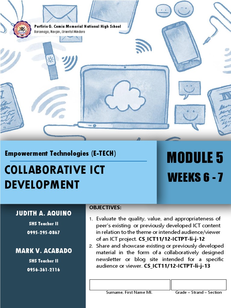 ETECH Module 5 Weeks 6 7 | Download Free PDF | World Wide Web | Internet & Web