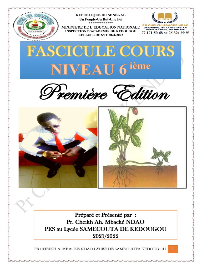 Fascicule Cours 6 Ième | PDF | Plantes | Prédation