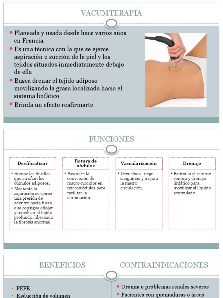 Vacumterapia y Microdermoabrasion | PDF | Tejido adiposo | Medicina CLINICA