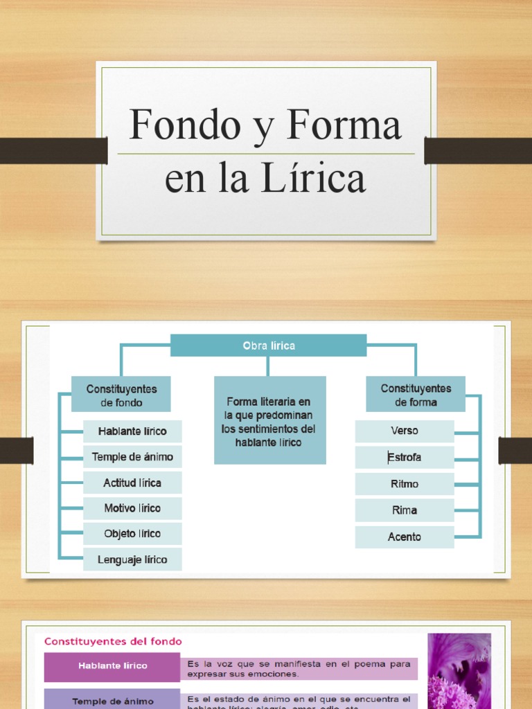 04 Fondo y Forma en La Lírica | PDF | Palabra | Sílaba