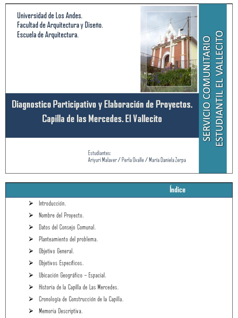 Informe Servicio Comunitario | PDF | edificio | Sectores Economicos