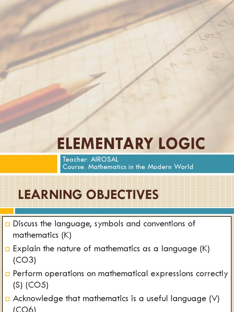 Logic | PDF | If And Only If | Logic