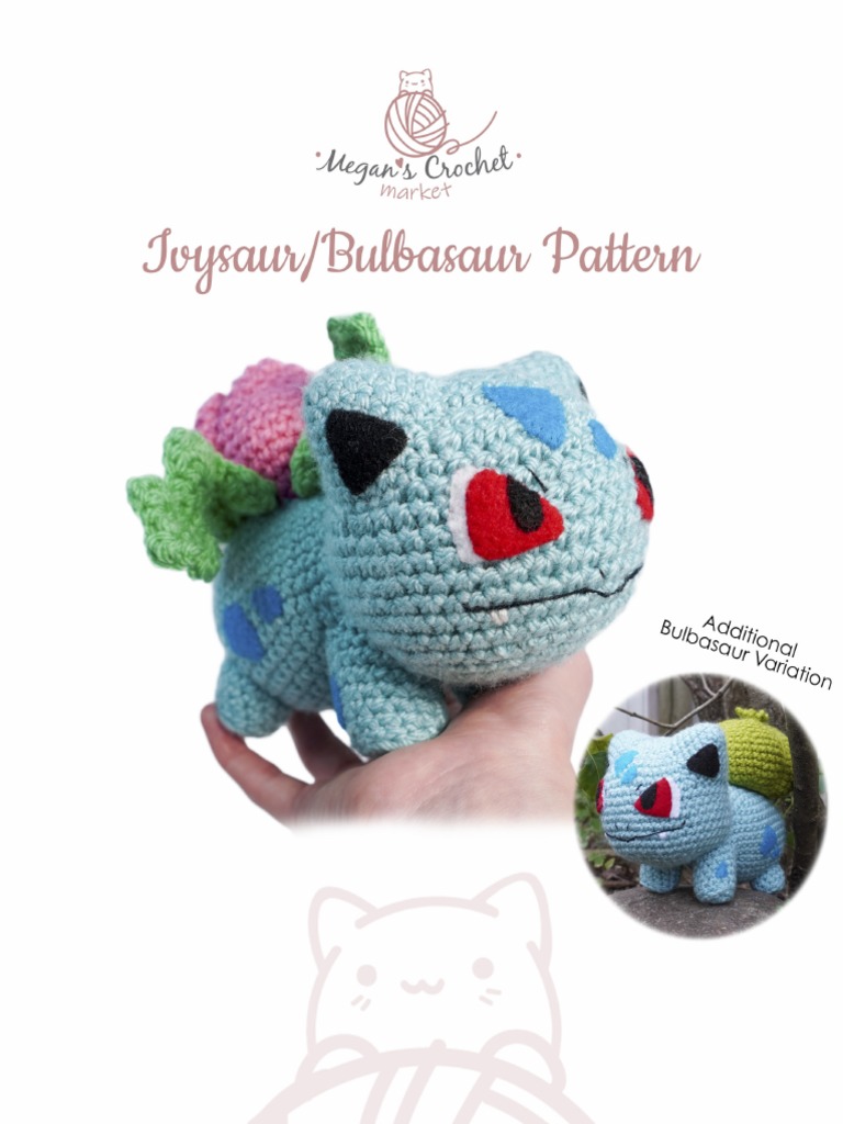 Ivysaur Bulbasaur Pattern | PDF