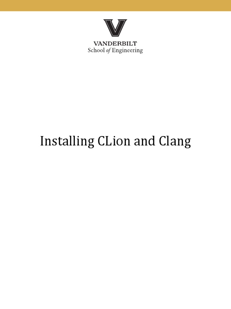 Installing CLion and Clang | PDF | Installation (Computer Programs ...