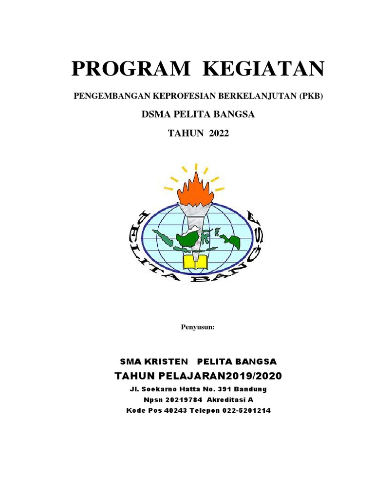 Program PKB Guru SMA Pelita Bangsa 2022 | PDF | Karier & Perkembangan