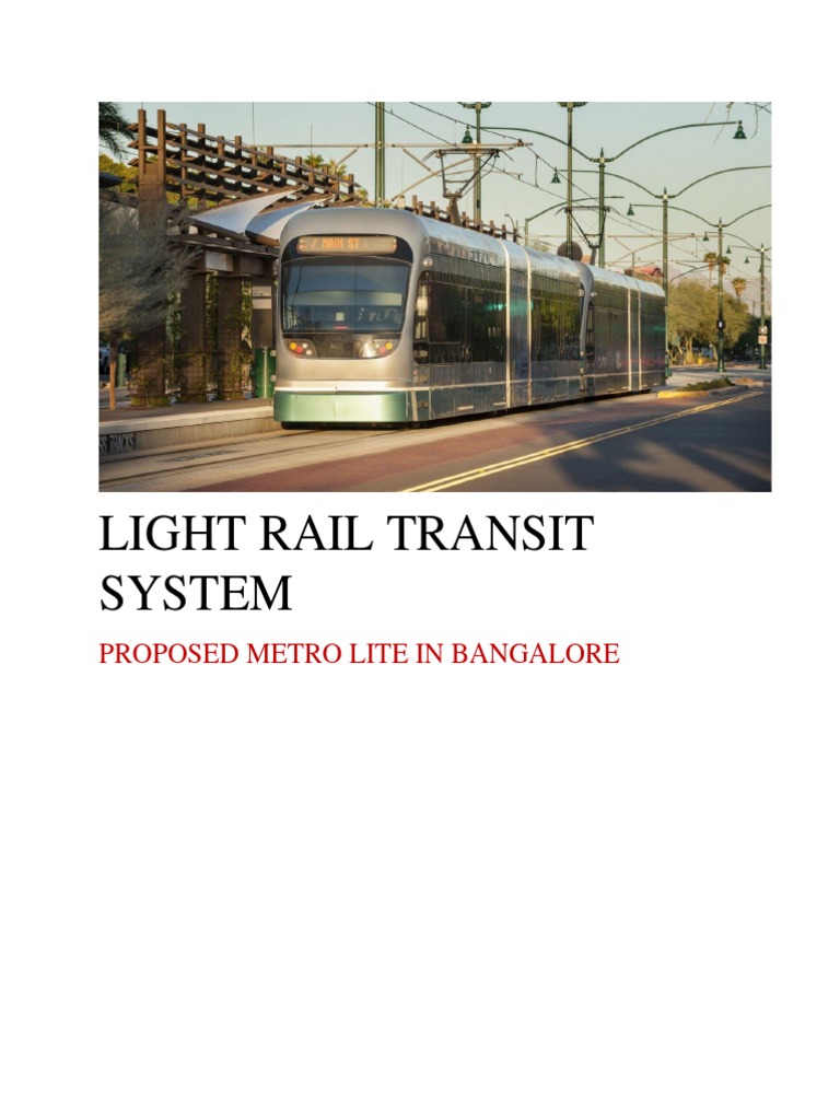METRO1 | PDF | Light Rail | Rapid Transit