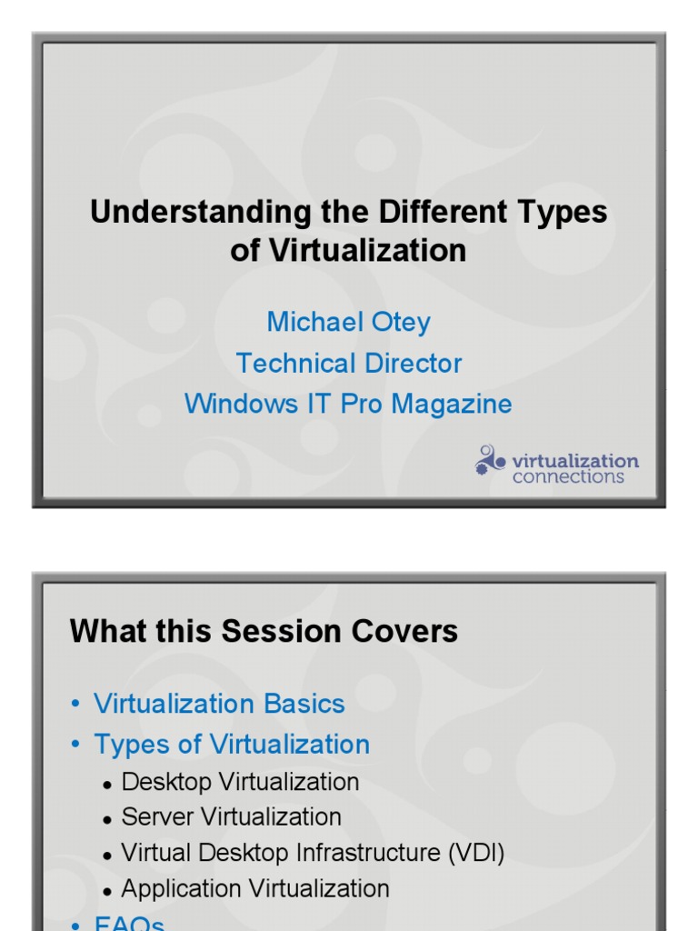 Otey Understanding Virtualization | PDF | Hyper V | Desktop Virtualization