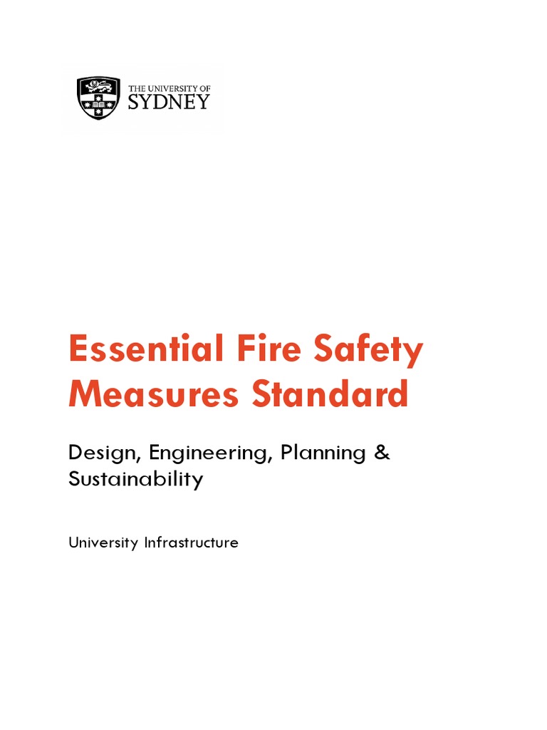 Final Ui Essential Fire Safety Measures Standard V 003 | PDF | Fire ...
