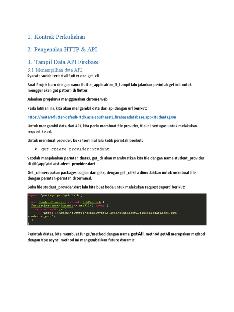 Materi Flutter Lanjutan 2 Aem | PDF