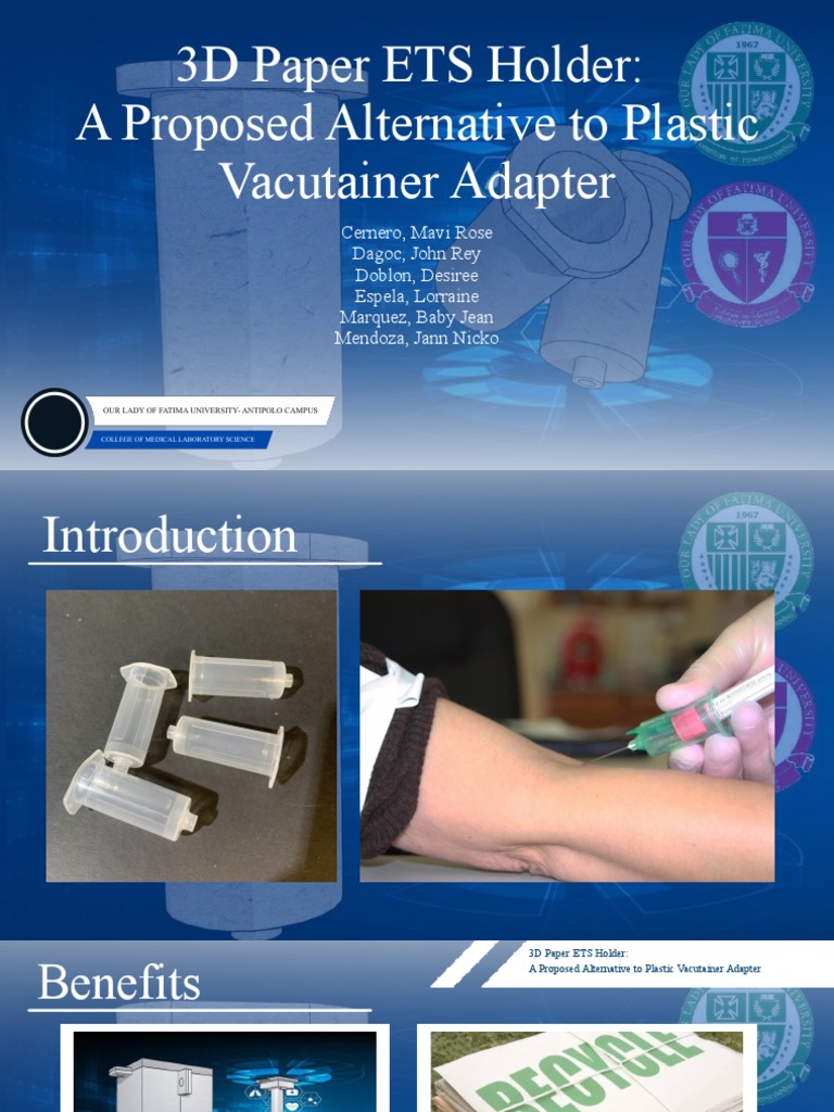 Eco-Friendly 3D Paper ETS Holder | PDF | Evaluation Methods ...