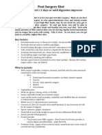 Modified Fibre Diet For The Prevention of Bowel Obstruction: My ...