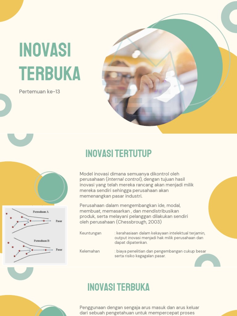 KDI Pertemuan 13 - Inovasi Terbuka | PDF | Bisnis