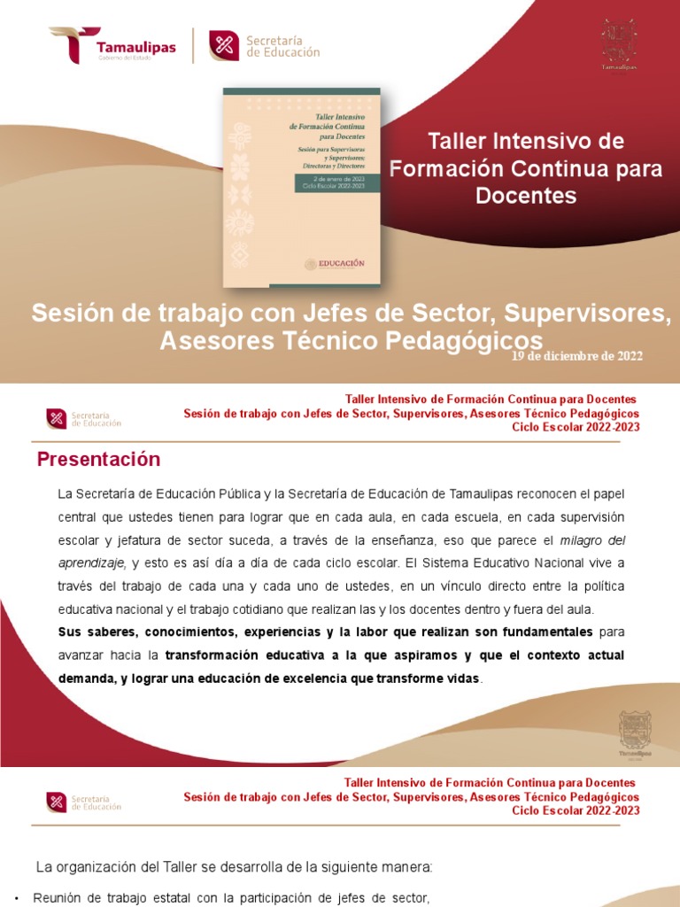 SEB - Taller Intensivo Enero 2023 - Sesión Con JS, Supervisores y ATP | PDF | Método de ...