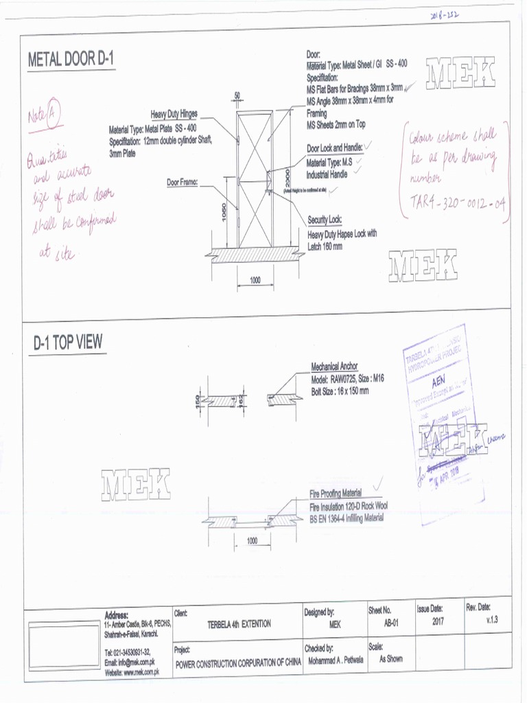 Approved Drawings | PDF