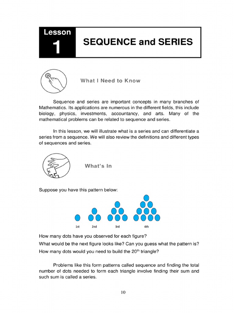 Series and Sequence | PDF