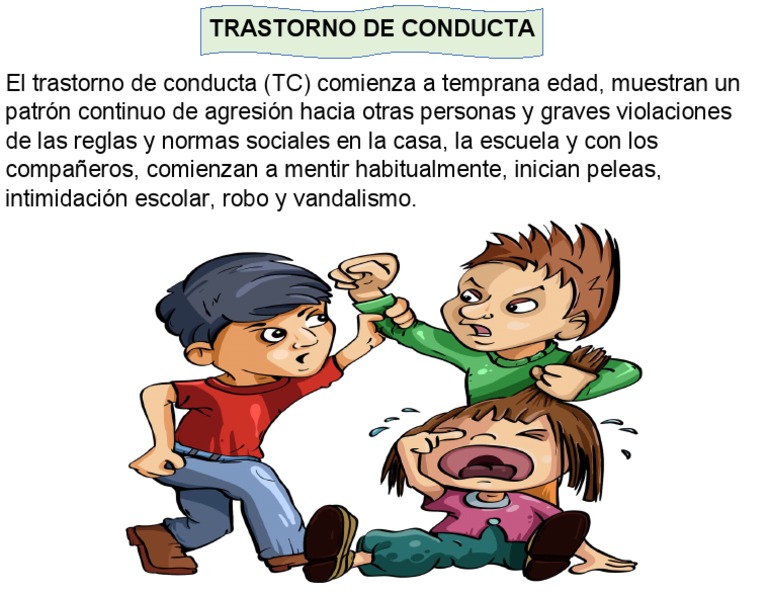Dibujo sobre el Trastorno de Conducta | PDF | Ciencias sociales | Salud ...