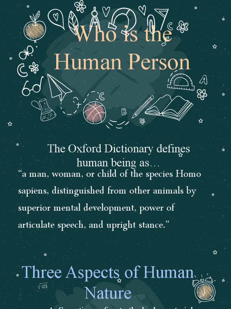 Understanding the Human Person | PDF | Soul | Existentialism