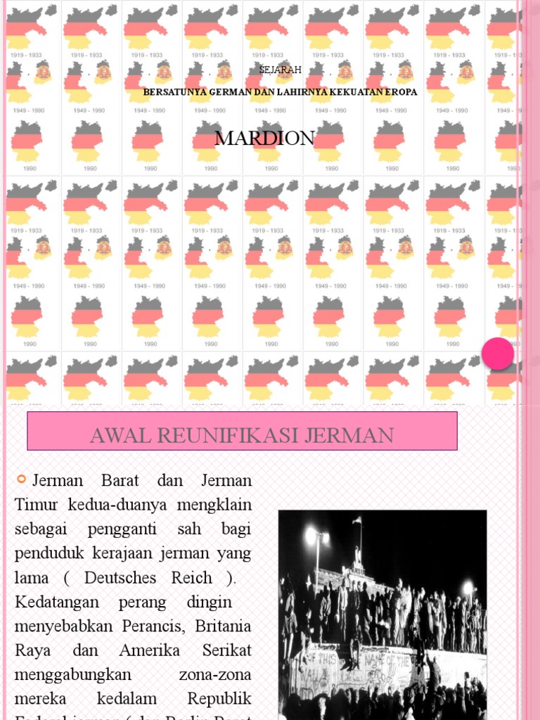 Reunifikasi Jerman: Sejarah dan Proses | PDF