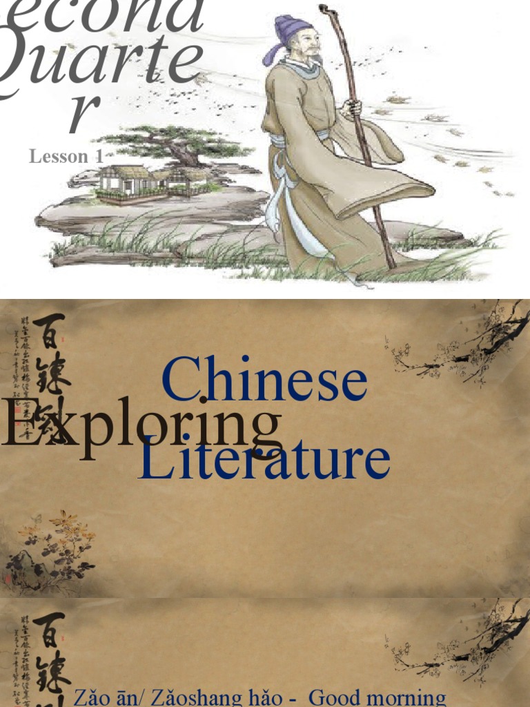 2nd QRT - Chinese Lit | PDF | Irony | Chinese Characters
