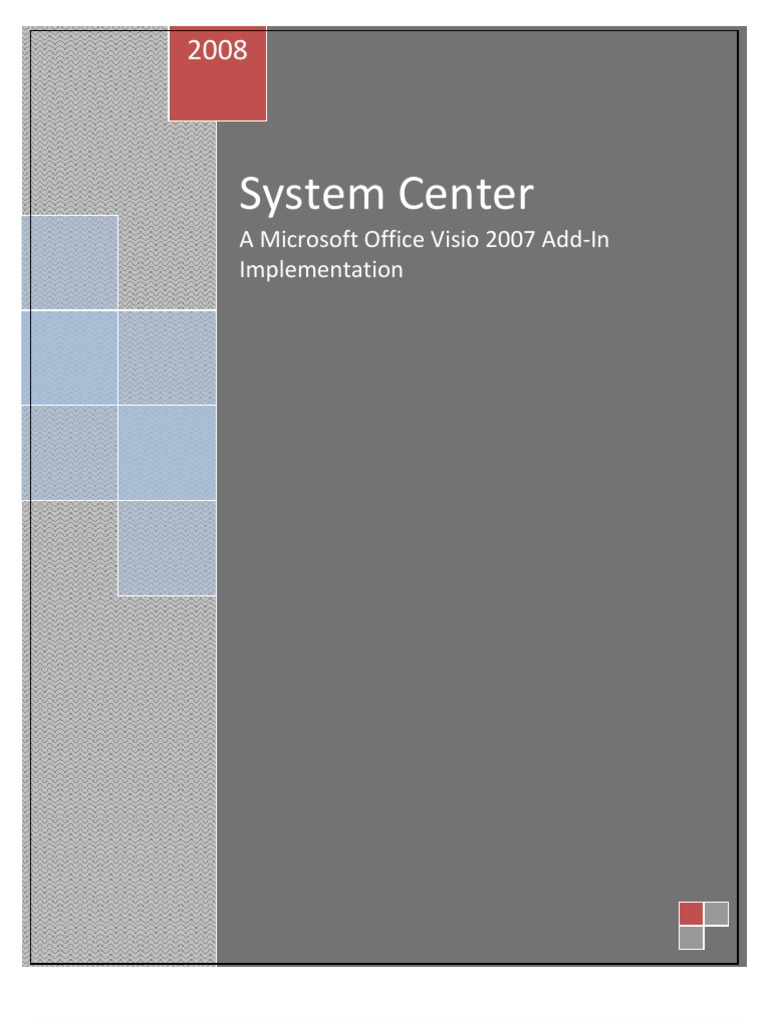 Visio Add-In For System Center-User Guide | PDF | Operating System ...