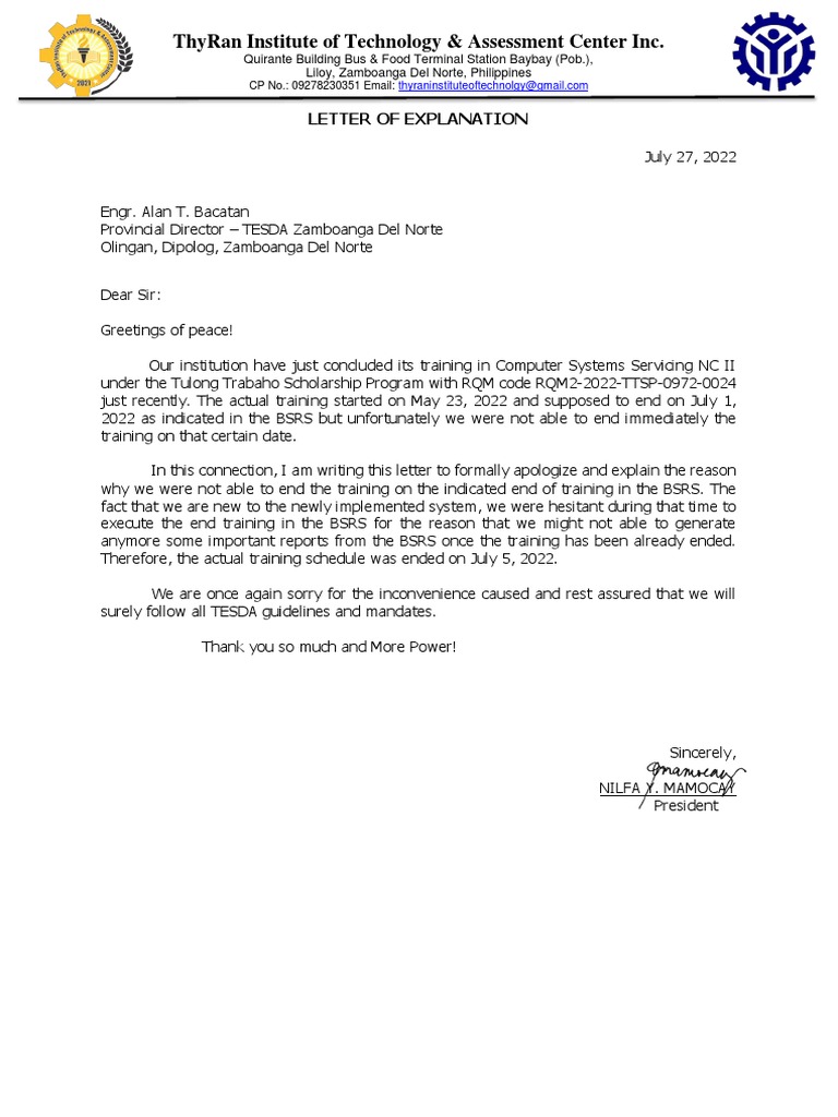 Explanation for Delayed Training End | PDF