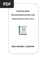 Program Kerja Ekstrakurikuler Seni Tari | PDF