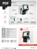 Abbott Alinity H Series HQ Hs HQ Spec Sheet | PDF | Chemistry