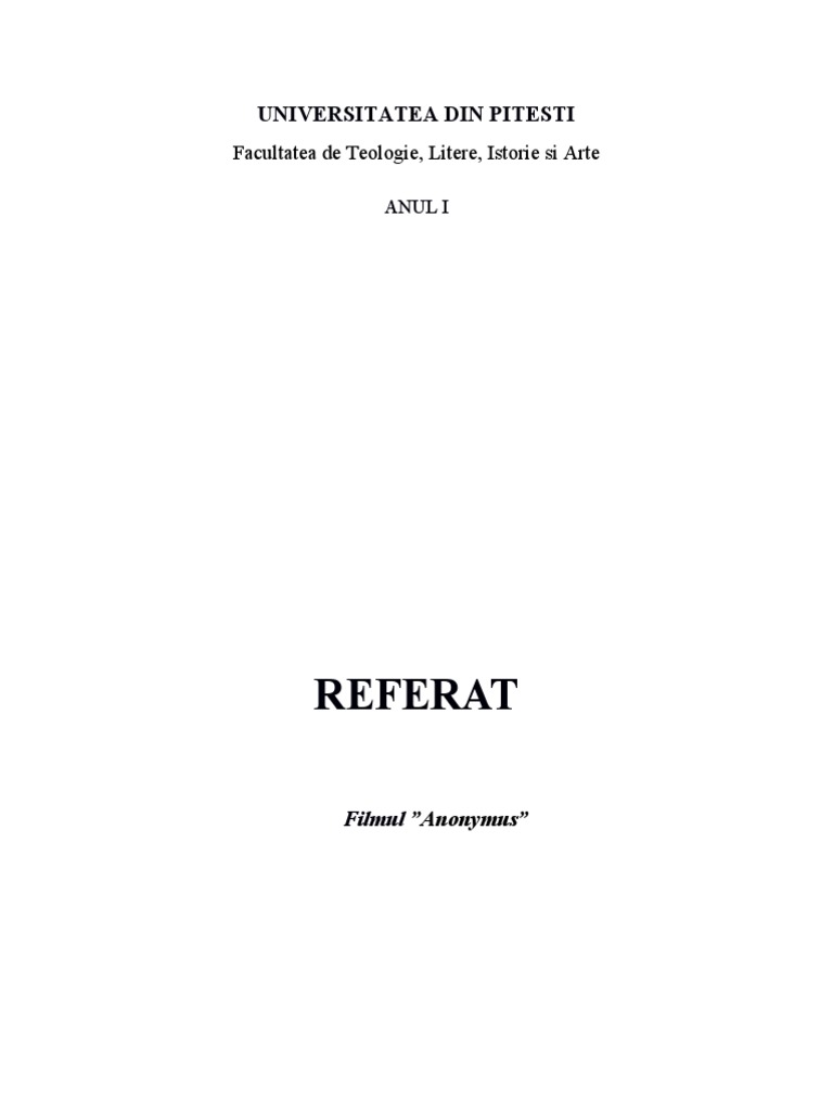 "Exploring 'Anonymous': Shakespeare's Authorship" | PDF | William ...