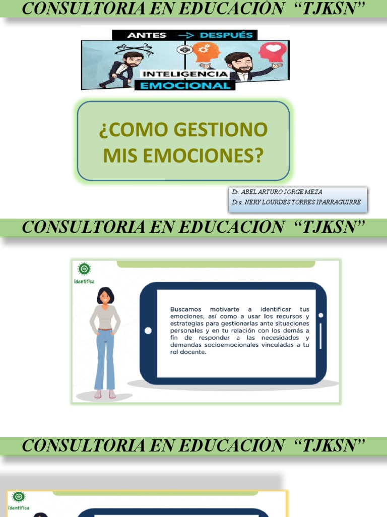 Como Gestiono Mis Emociones Pdf