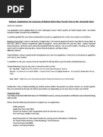 Japan Tourist Visa Cover Letter Guide | PDF | Travel Visa | Tourism