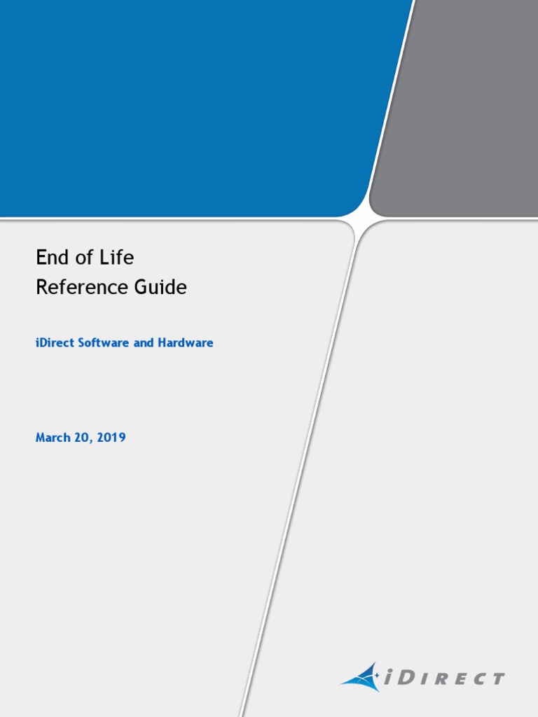 iDX X.X - End of Life Reference Guide | PDF | World Wide Web | Internet & Web