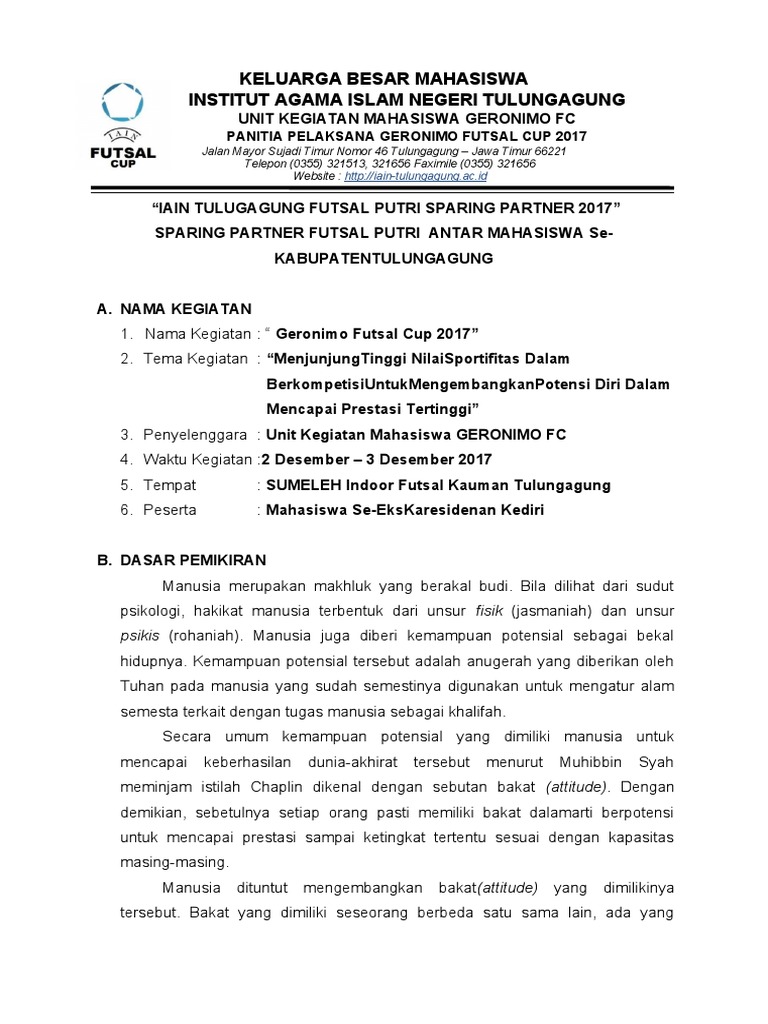 Isi Proposal | PDF