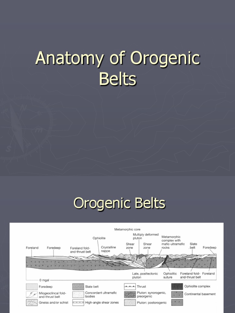 Anatomy of Orogenic Belts | PDF | Structure Of The Earth | Geology