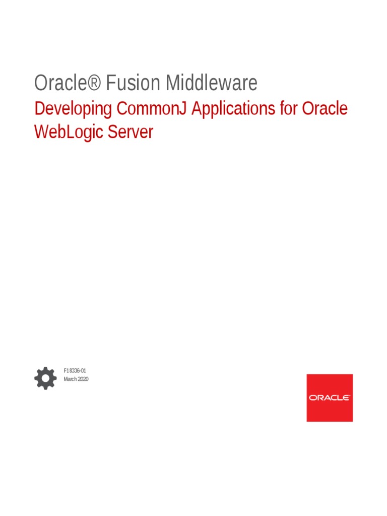 Developing Commonj Applications Oracle Weblogic Server | PDF | Databases | Java (Programming ...