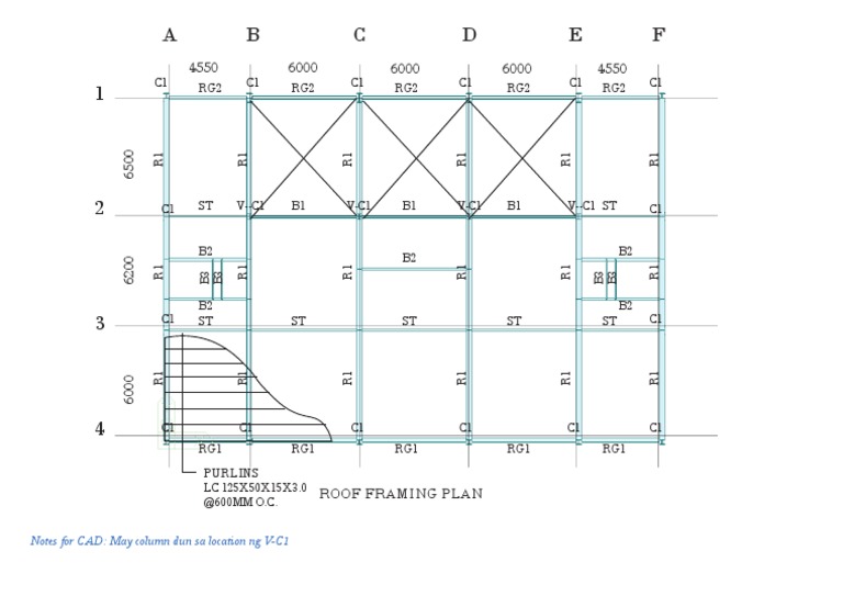 Roof Framing Plan | PDF