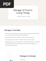 Food Storage in Plants | PDF | Seed | Plants