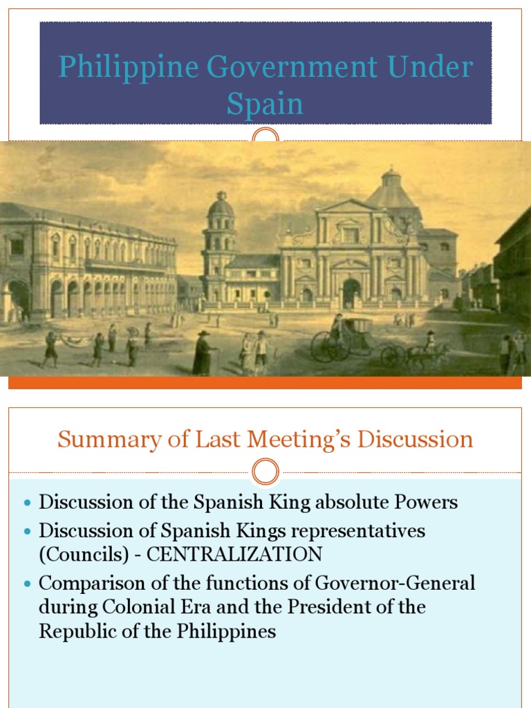 Spanish Colonial Rule in the Philippines | PDF | Spanish Empire | Veto